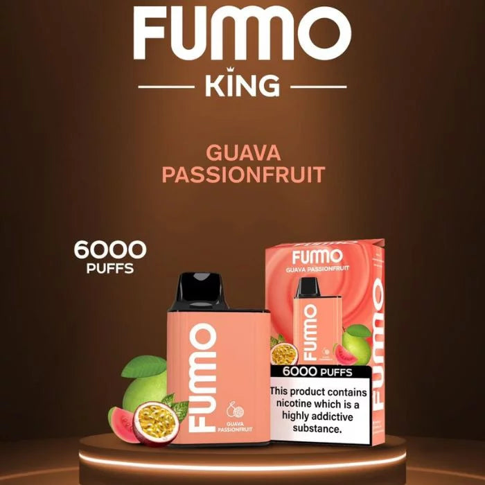 Fummo Fumo King 6000 Puffs Disposable Vape 2% 20mg 10 Flavors – Puff.AE