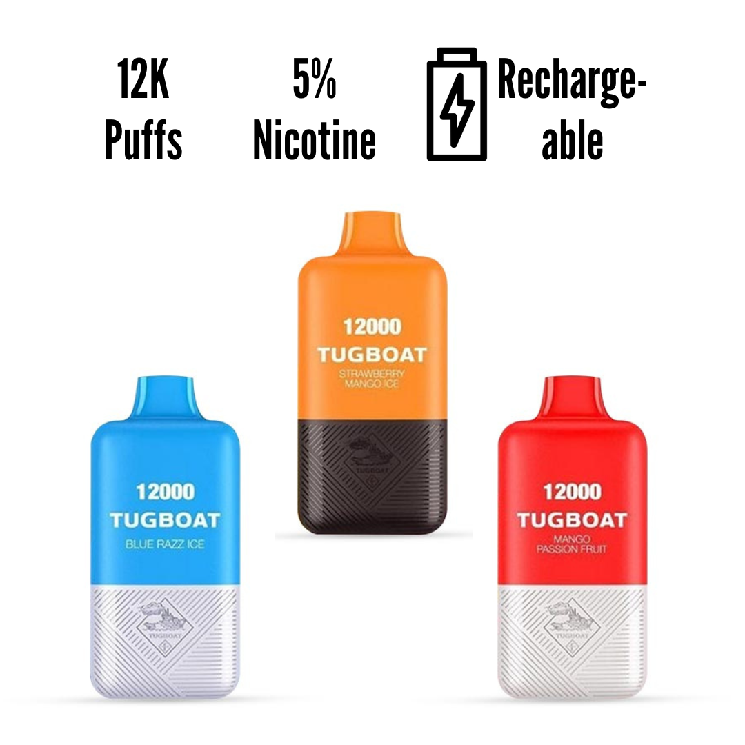 Tugboat Super 12000 Puffs Disposable Vape – Puff.AE