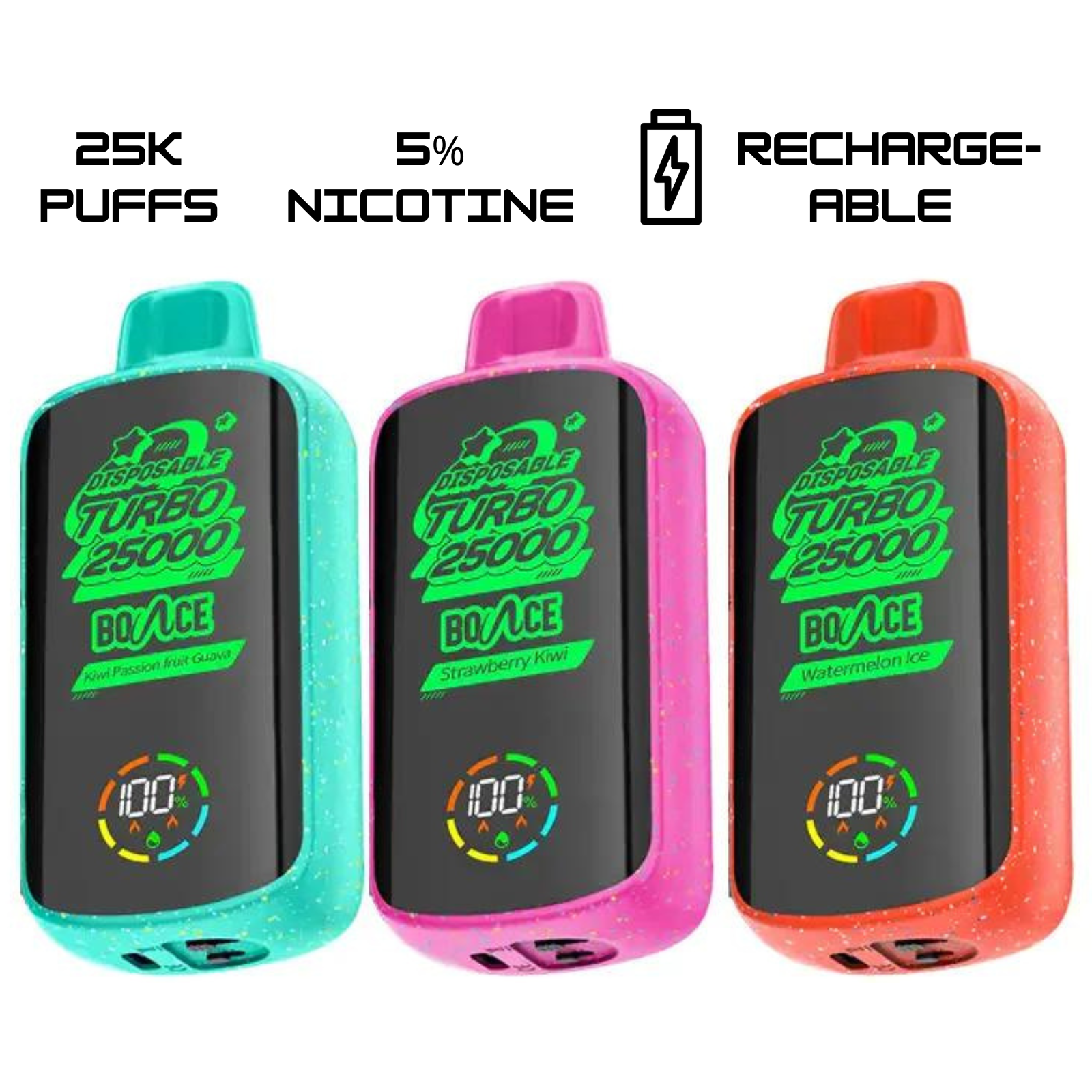 Bounce Turbo 25000 Puffs Disposable Vape | Vape Dubai | Vape Puff Uae